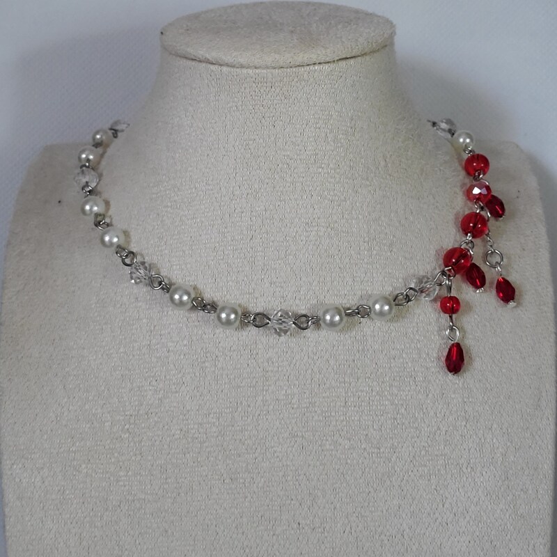 Blood Pearl Necklace - Etsy