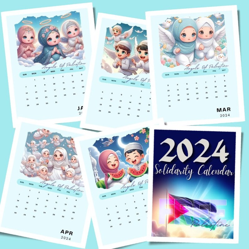 Printable Solidarity 2024 Calendar Digital Print PDF Download - Etsy