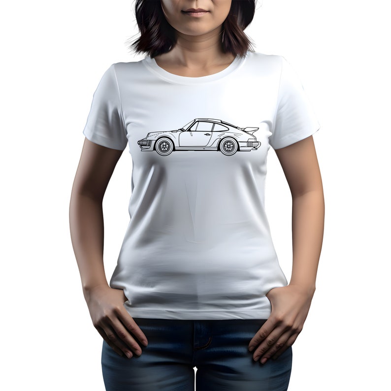 Porsche 911 Turbo Car SVG Instant Download Vector Art Automotive ...