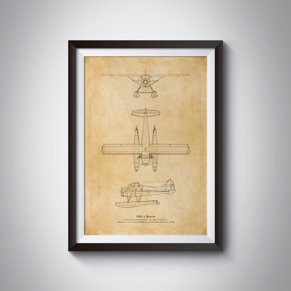De Havilland Beaver Plane - Etsy Canada