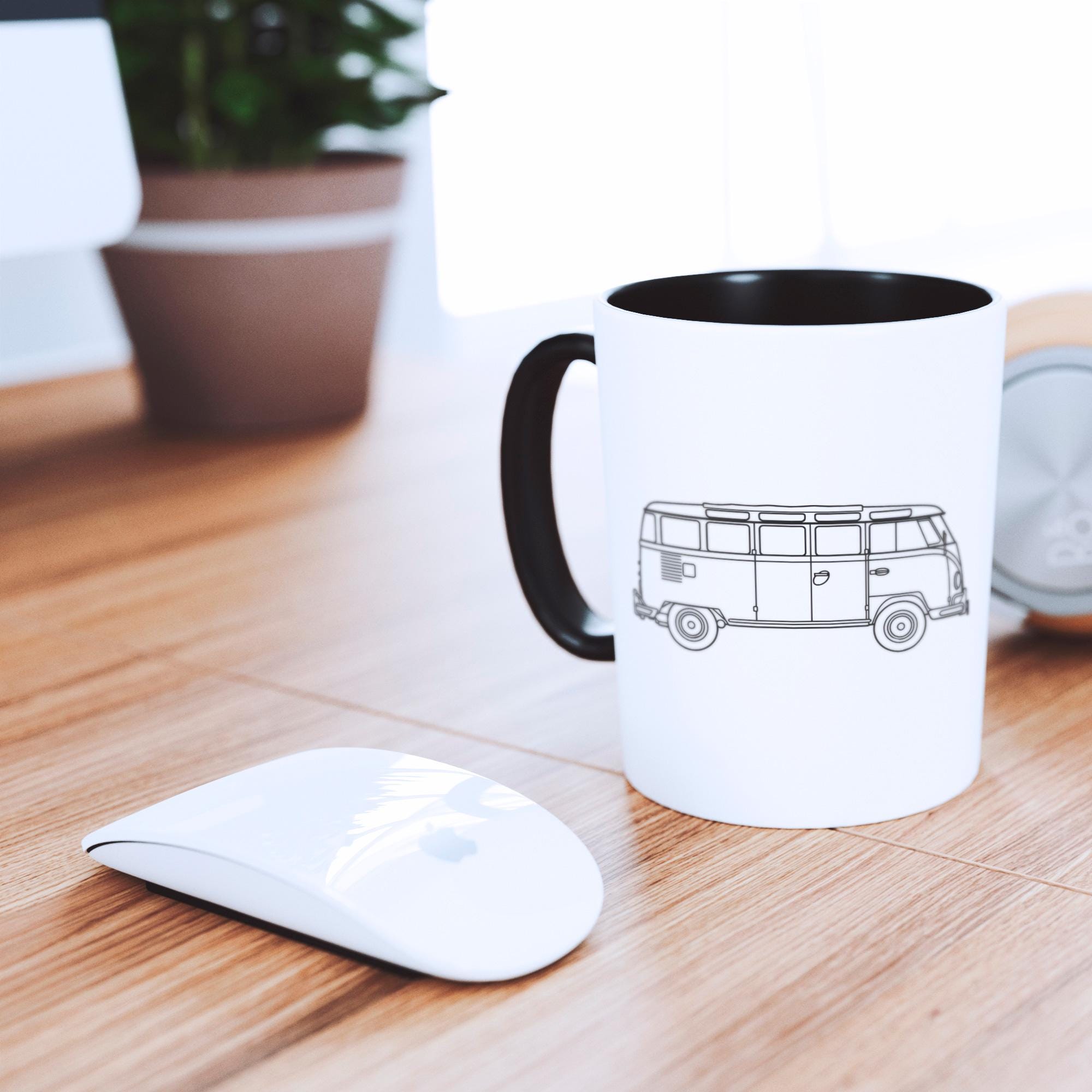 Volkswagen Microbus SVG Vintage Car Vector Illustration Volkswagen ...