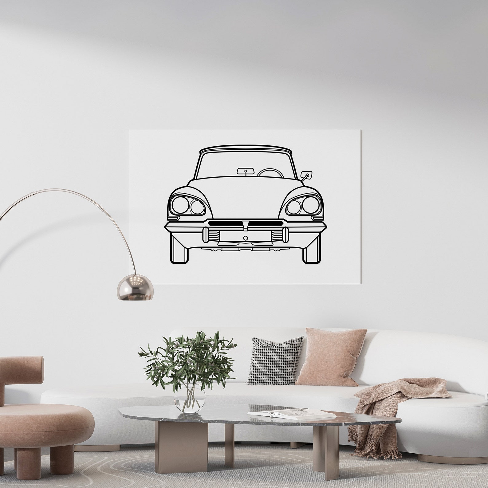 Citroen DS 21 Classic Car Svg Retro Clip Art Vector Illustration Eps ...
