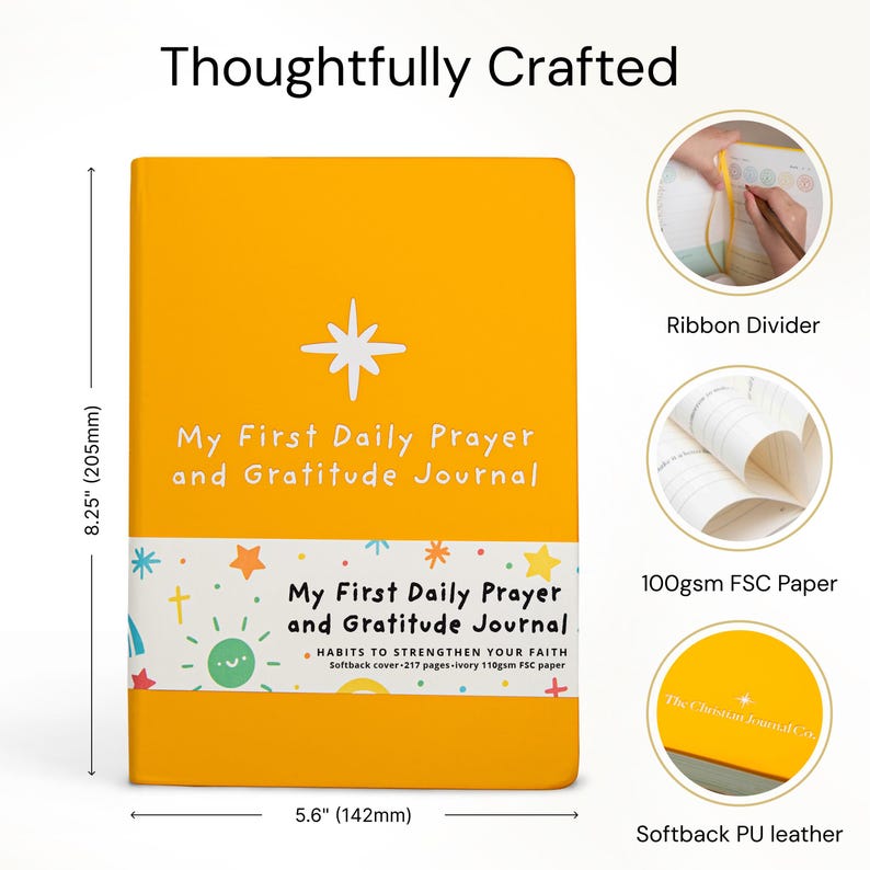 Children's Daily Prayer & Gratitude Journal (6-13 Years). Christian ...
