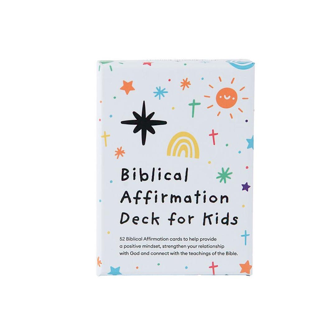 Kids Christian Affirmation Cards, 52 Biblical Affirmations With Bible ...