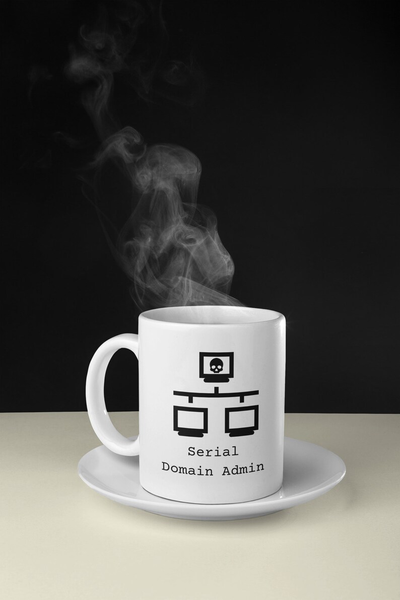 Serial Domain Admin Mug - Cyber Security Mug, Cybersecurity Gift ...