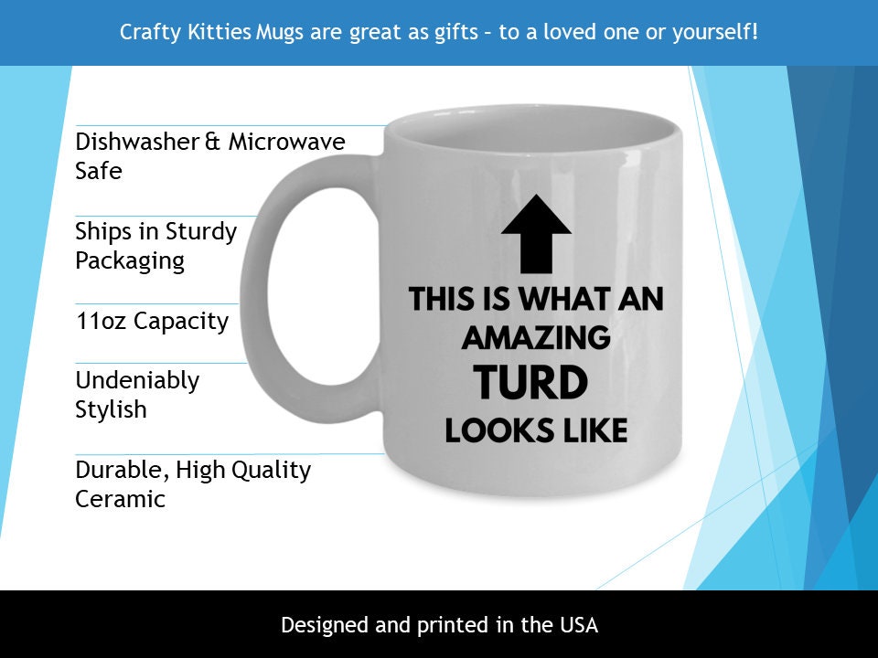Amazing Turd Coffee Mug Turd Mug Poop Coffee Mug Amazing - Etsy