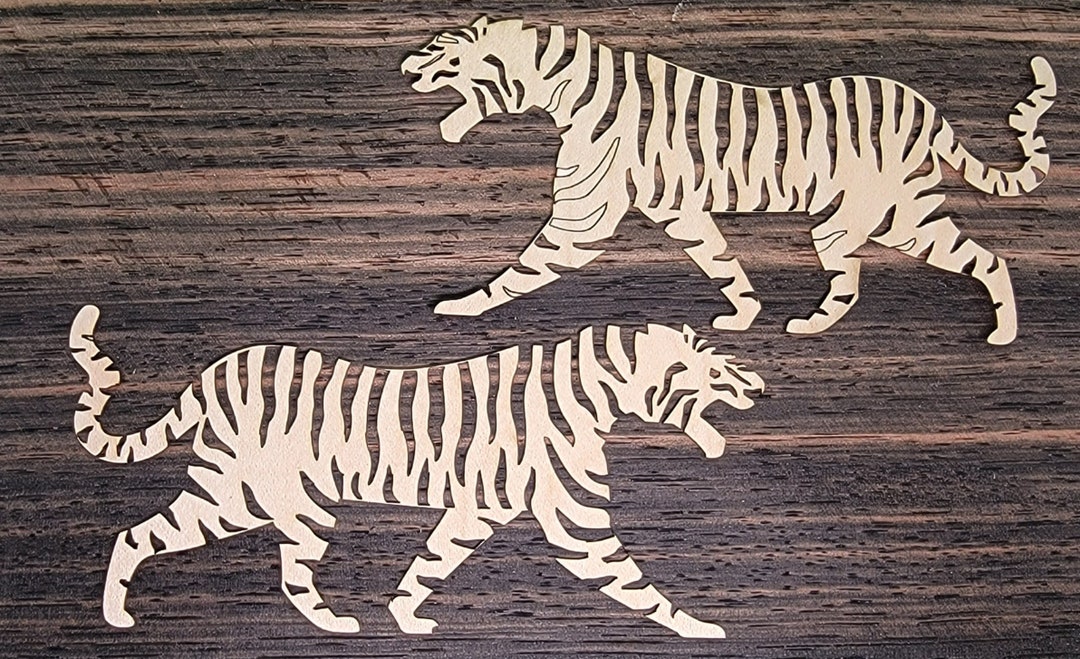 Tiger Marquetry Inlay Pieces, Made Out of Veneer. Also Good for ...