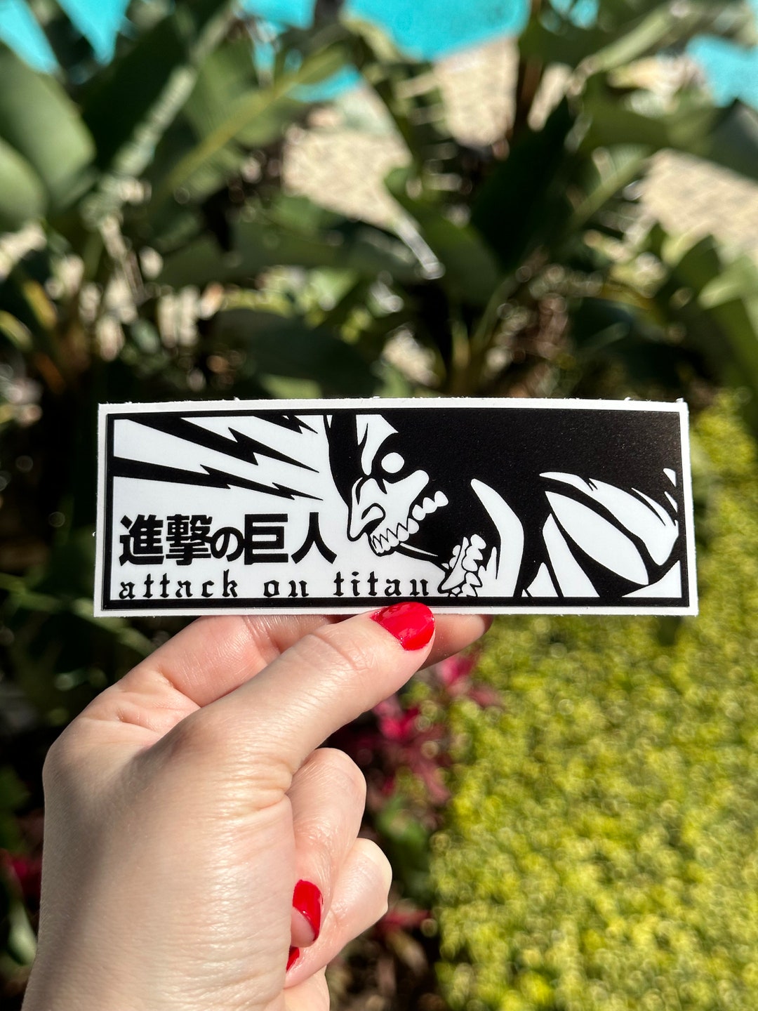 Aot Vinyl Sticker, JDM Slapper Sticker Waterproof Window Decal, Laptop ...