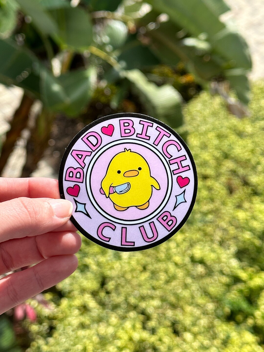 Bad Bitch Waterproof Vinyl Sticker - Etsy