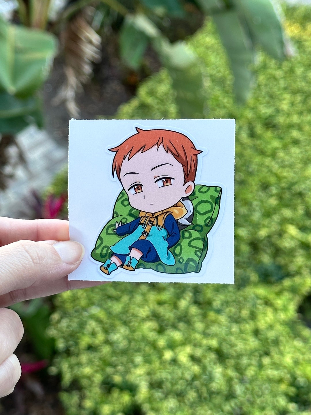 King Vinyl Sticker, Waterproof Anime Window Decal, Laptop Sticker ...