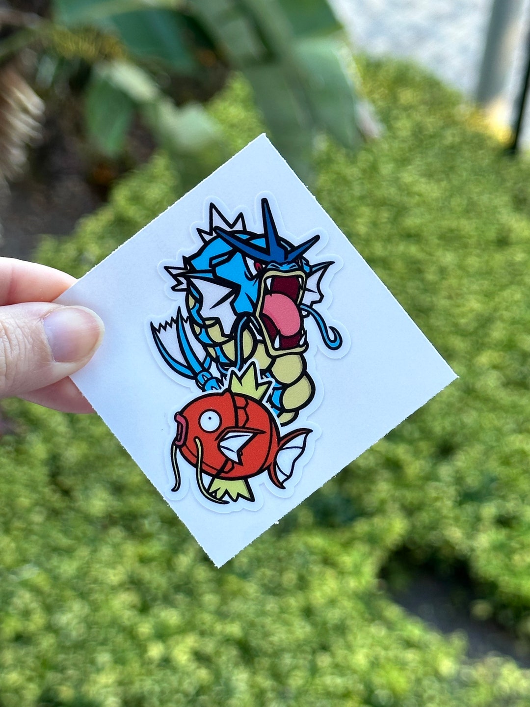 Gyrados Vinyl Sticker, Waterproof Anime Window Decal, Laptop Sticker ...