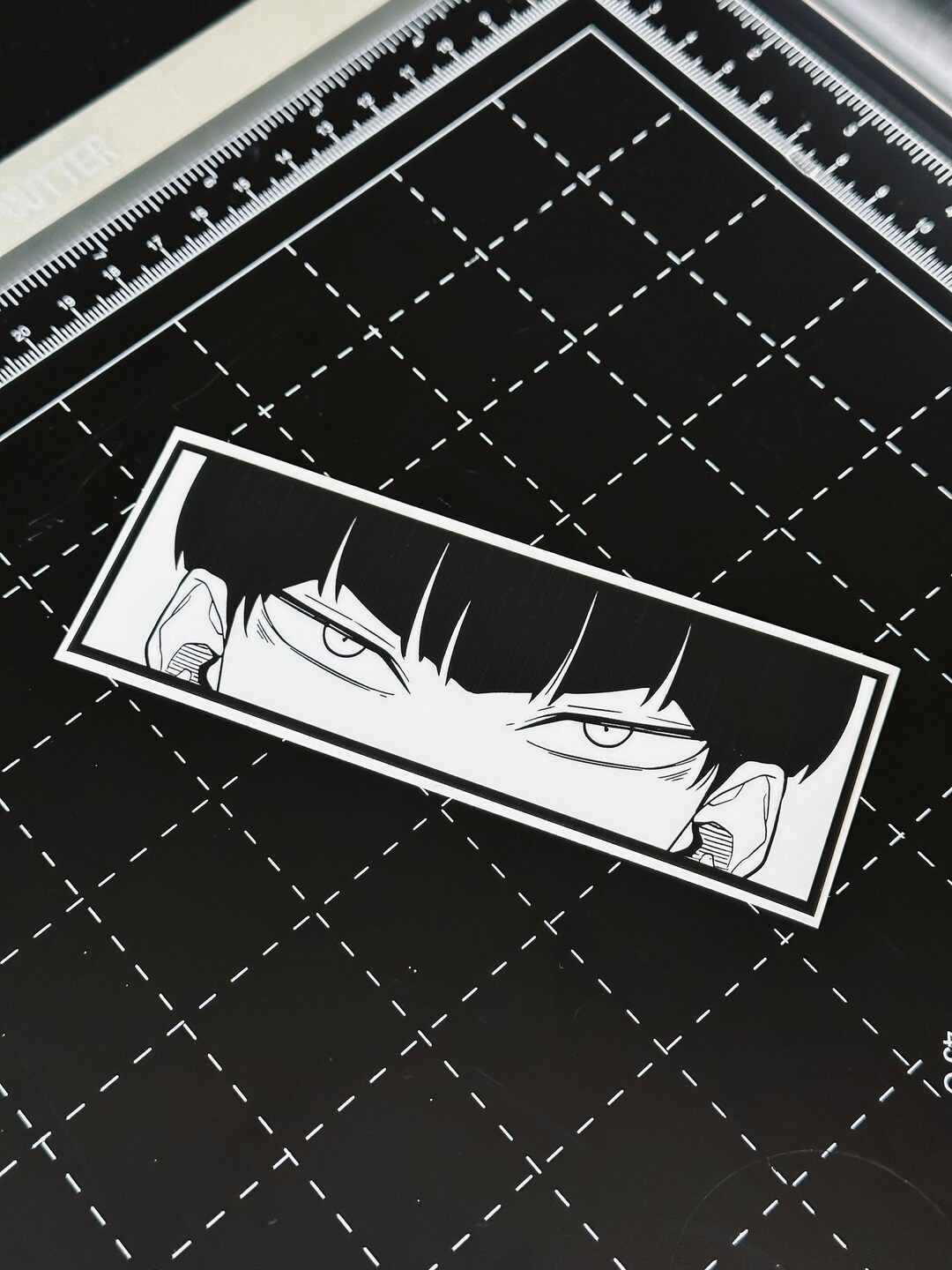 Kaiju Hunter Panel-shaped Vinyl Sticker Anime & Manga Decal for Laptops ...