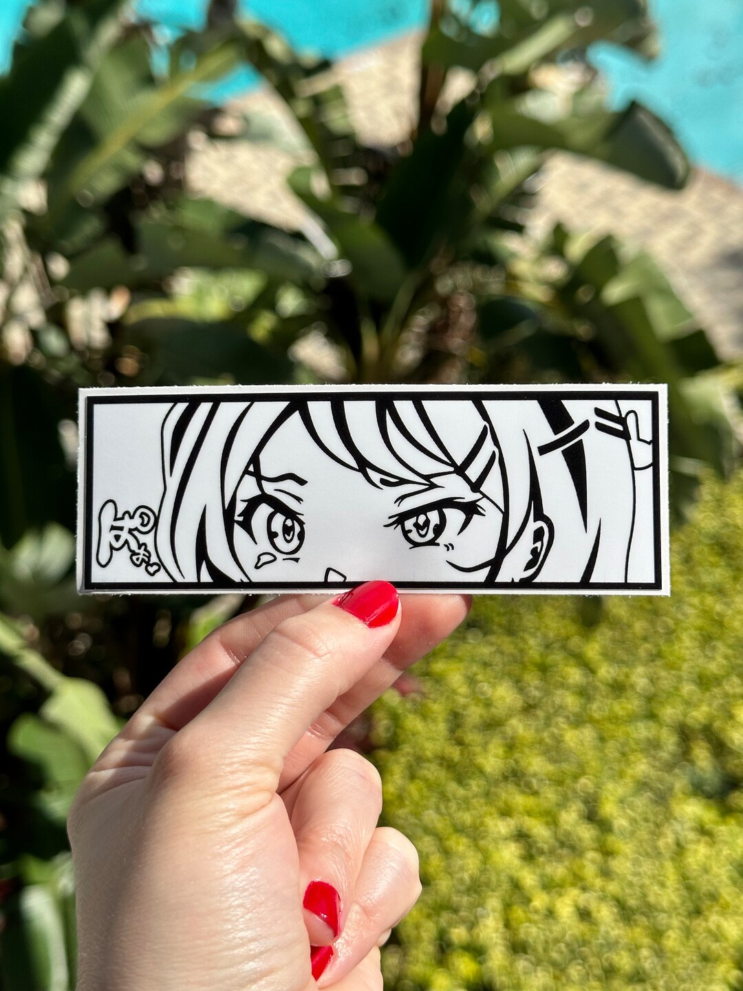 Anime Panel Vinyl Sticker, JDM Slapper Sticker Waterproof Window Decal ...