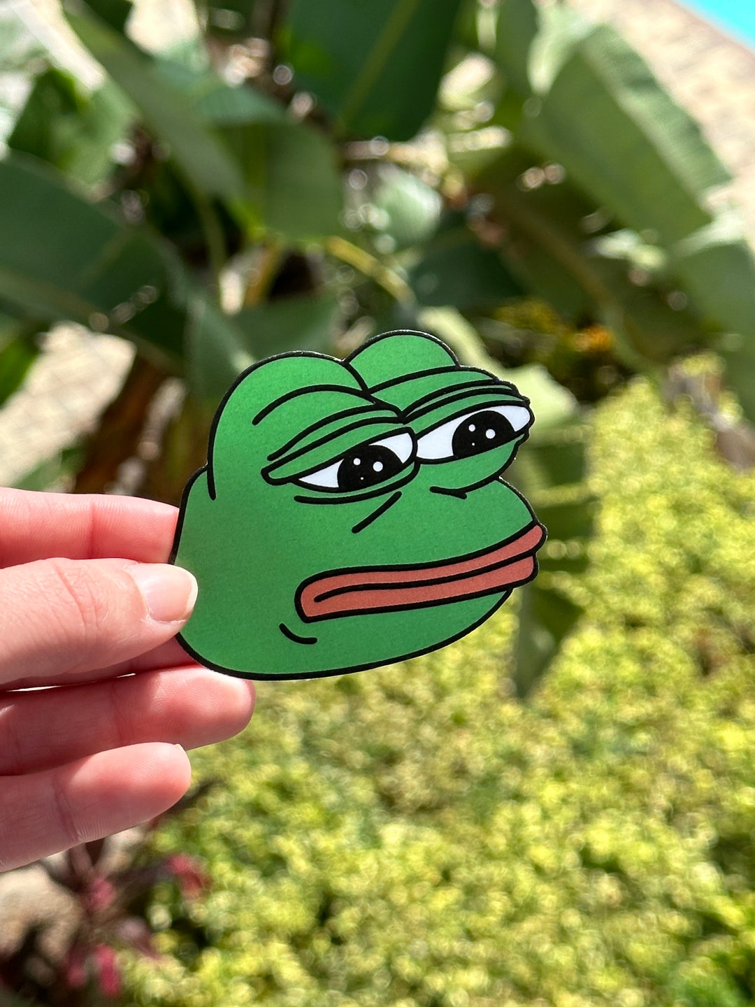 Pepe the Frog Waterproof Vinyl Sticker - Etsy