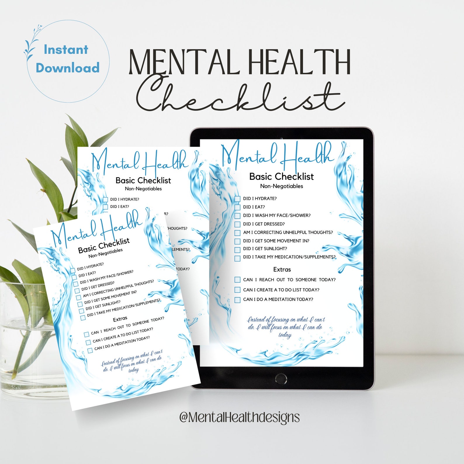 Mental Health Check List. Resilience. Self Care Kit Self Care List ...