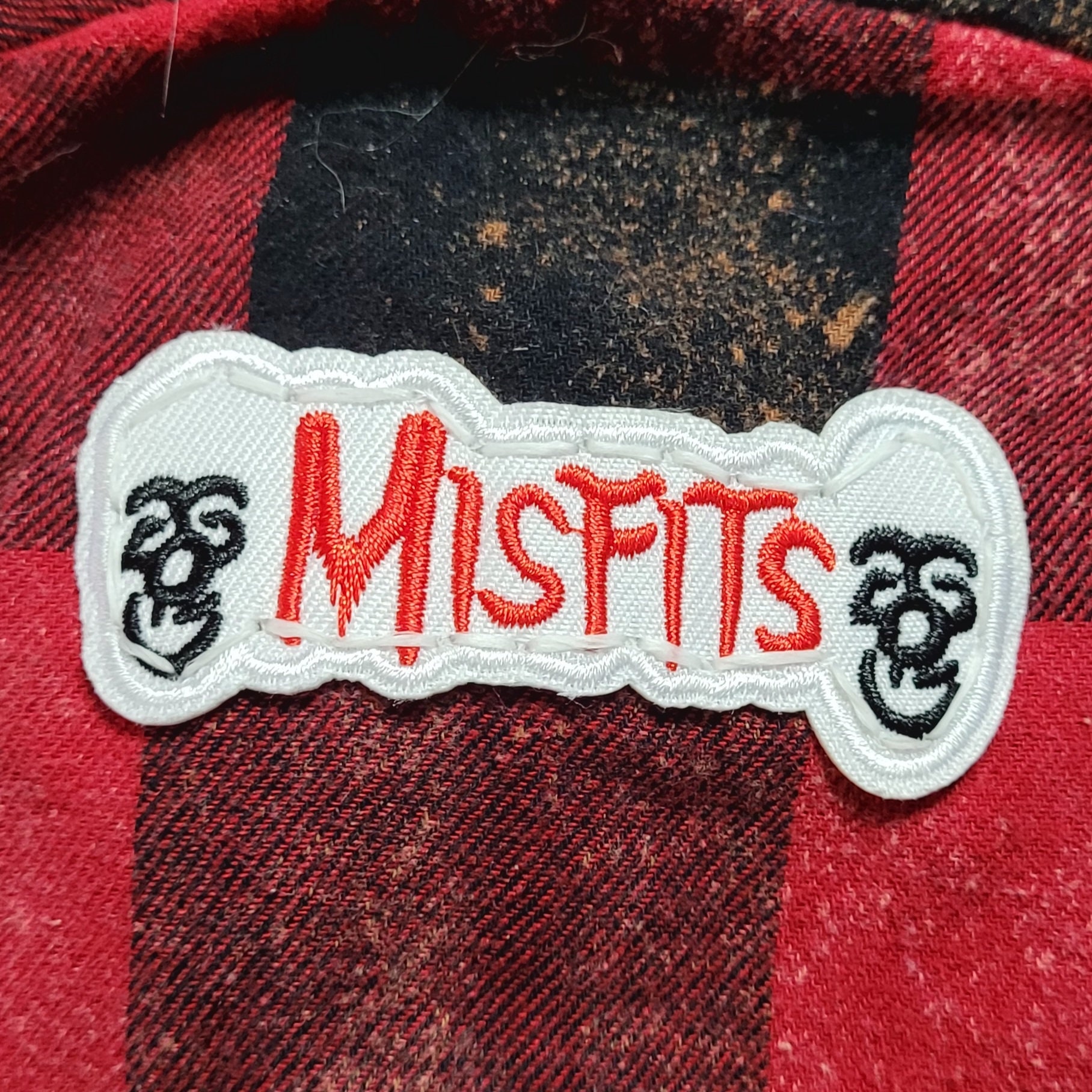 Large/thick 1 of 1 Custom Handmade Patched Reworked Distressed Vintage ...