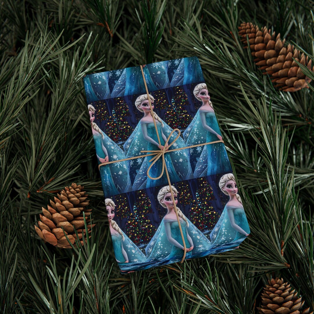 Wrapping Papers, Elsa Disney Gift Wrap, Frozen Theme Party Supplies ...