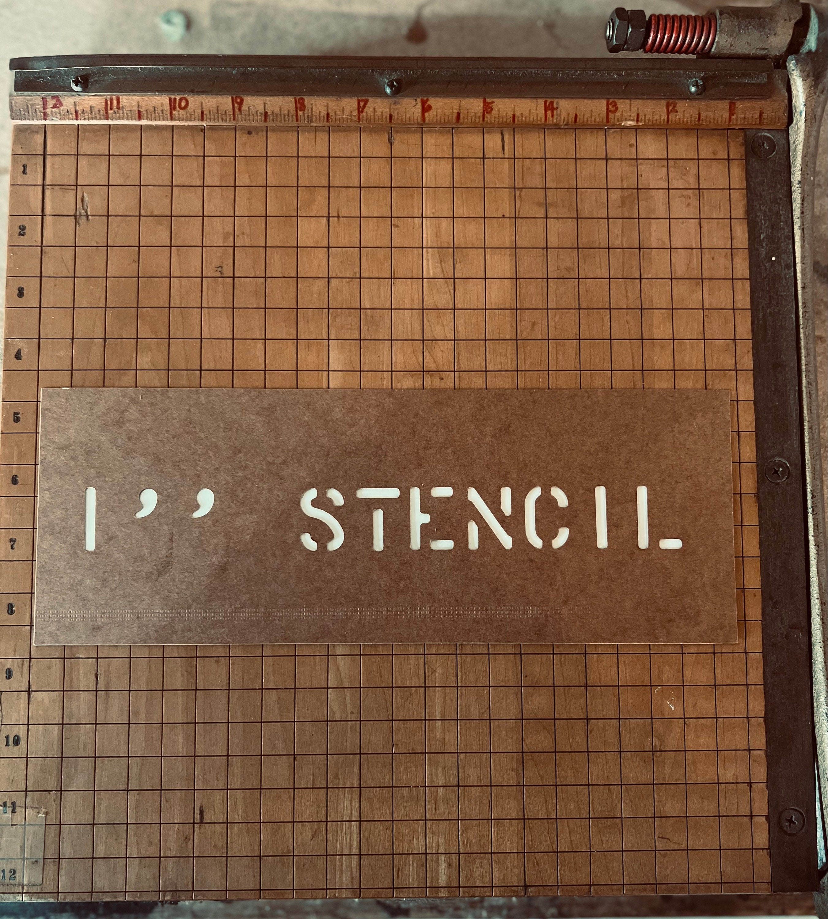 Custom Stencil - Vintage Military Font- Veteran Made - Etsy