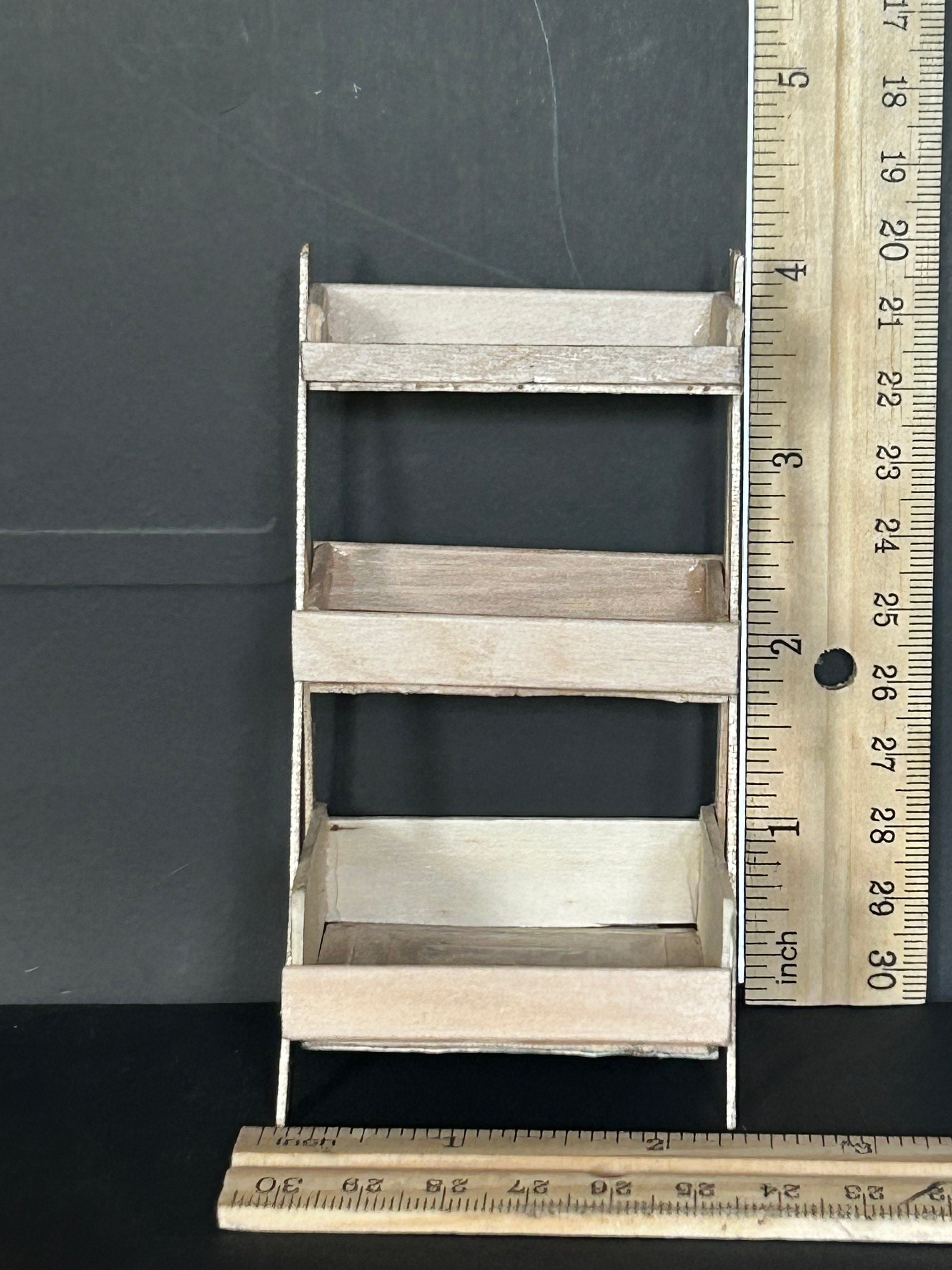 Miniature Wooden Ladder Bookshelf - Etsy
