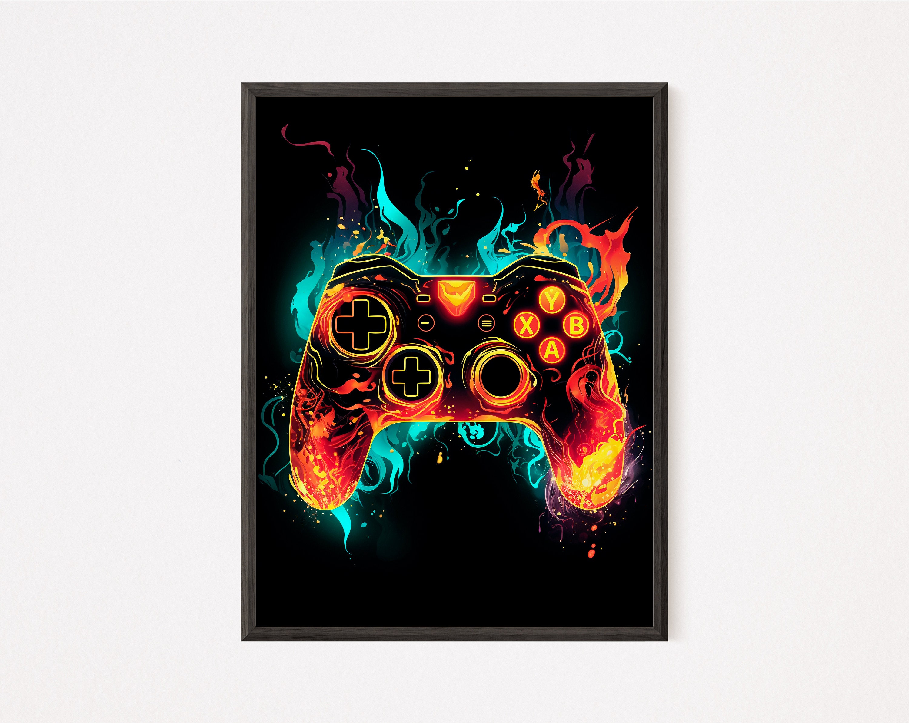 Gaming Console Poster Printable Video Game Wall Art Digital - Etsy