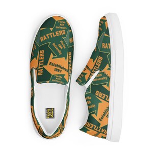 FAMU Rattlers Print Women’s Slip-on Canvas Shoes - Etsy