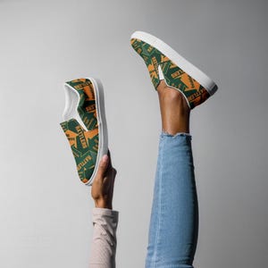 FAMU Rattlers Print Women’s Slip-on Canvas Shoes - Etsy