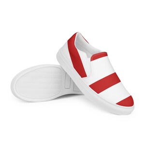 Candy Cane Women’s Slip-on White Canvas Shoes - Etsy