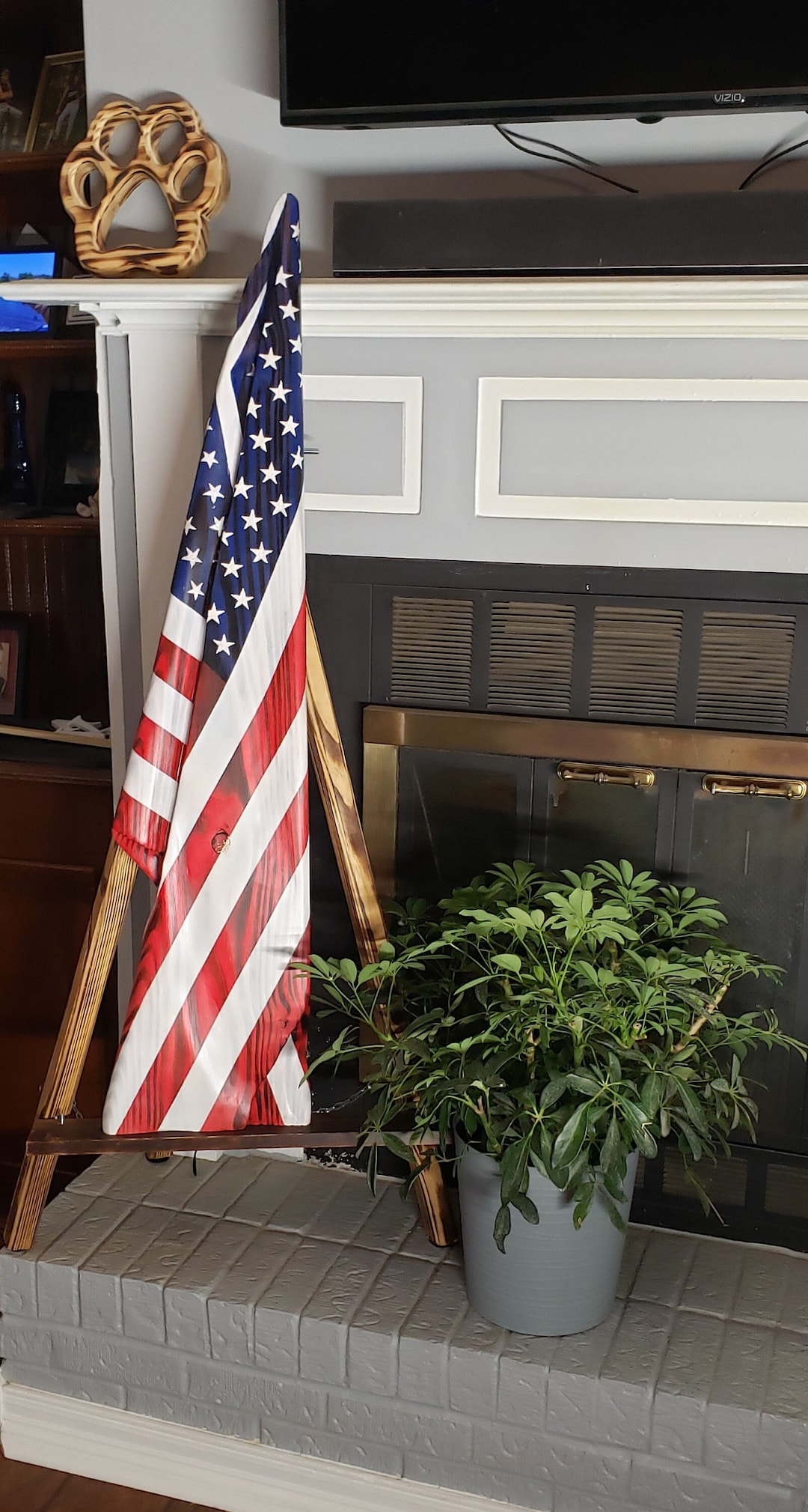 Hand Crafted Solid Wood Flags - Etsy