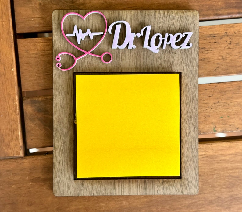 Personalized Sticky Note Holder for Nurse or Doctor, Nurse or Doctor ...
