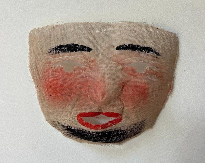Vintage 1940’s Kid’s Halloween Gauze Mask - Etsy