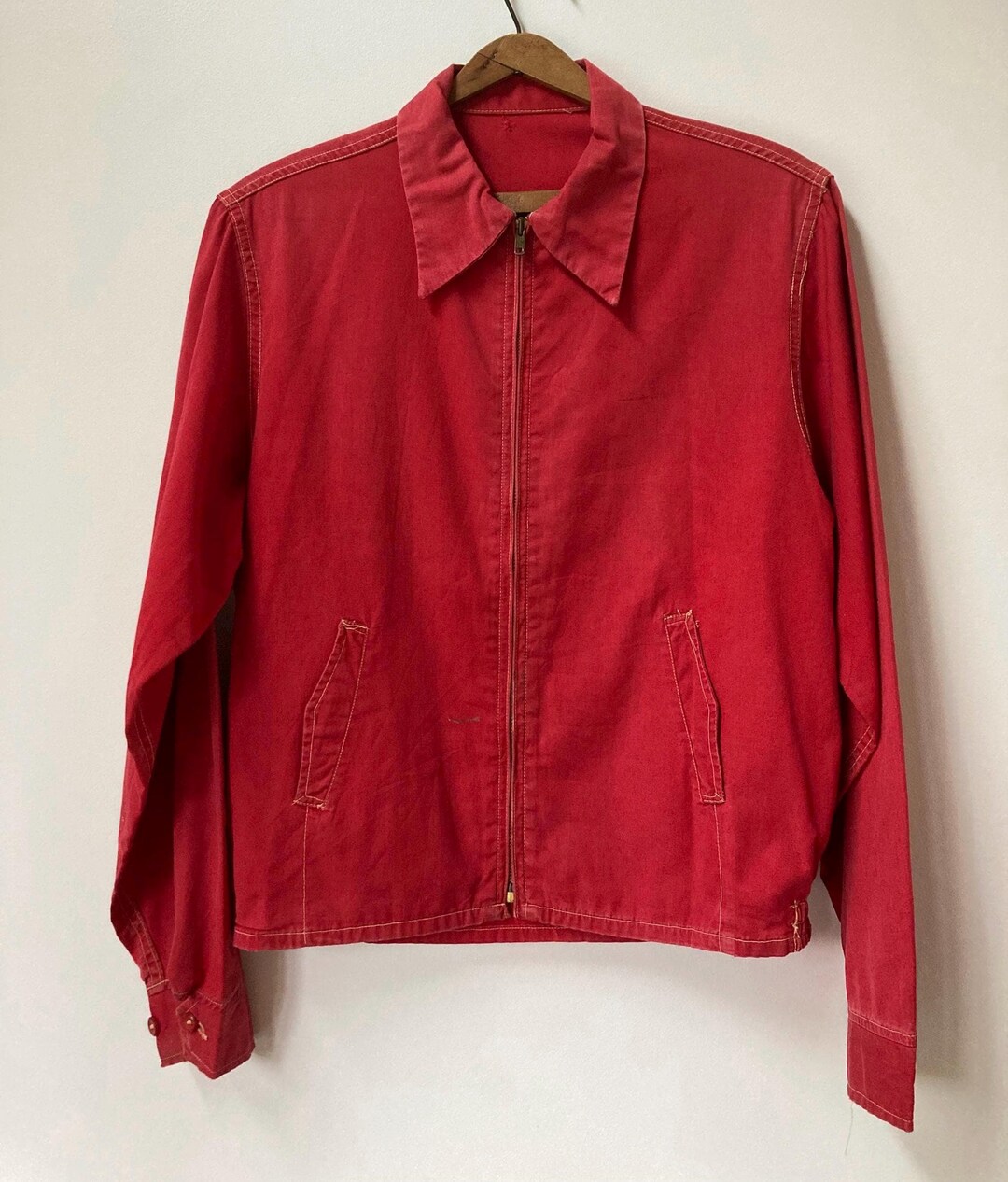Vinatage 1950’s Red Fader Jacket W/ BSA Patch. - Etsy