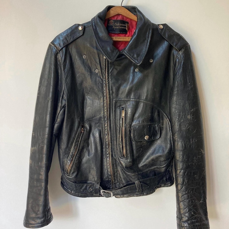 Lewis Leather Jacket - Etsy UK