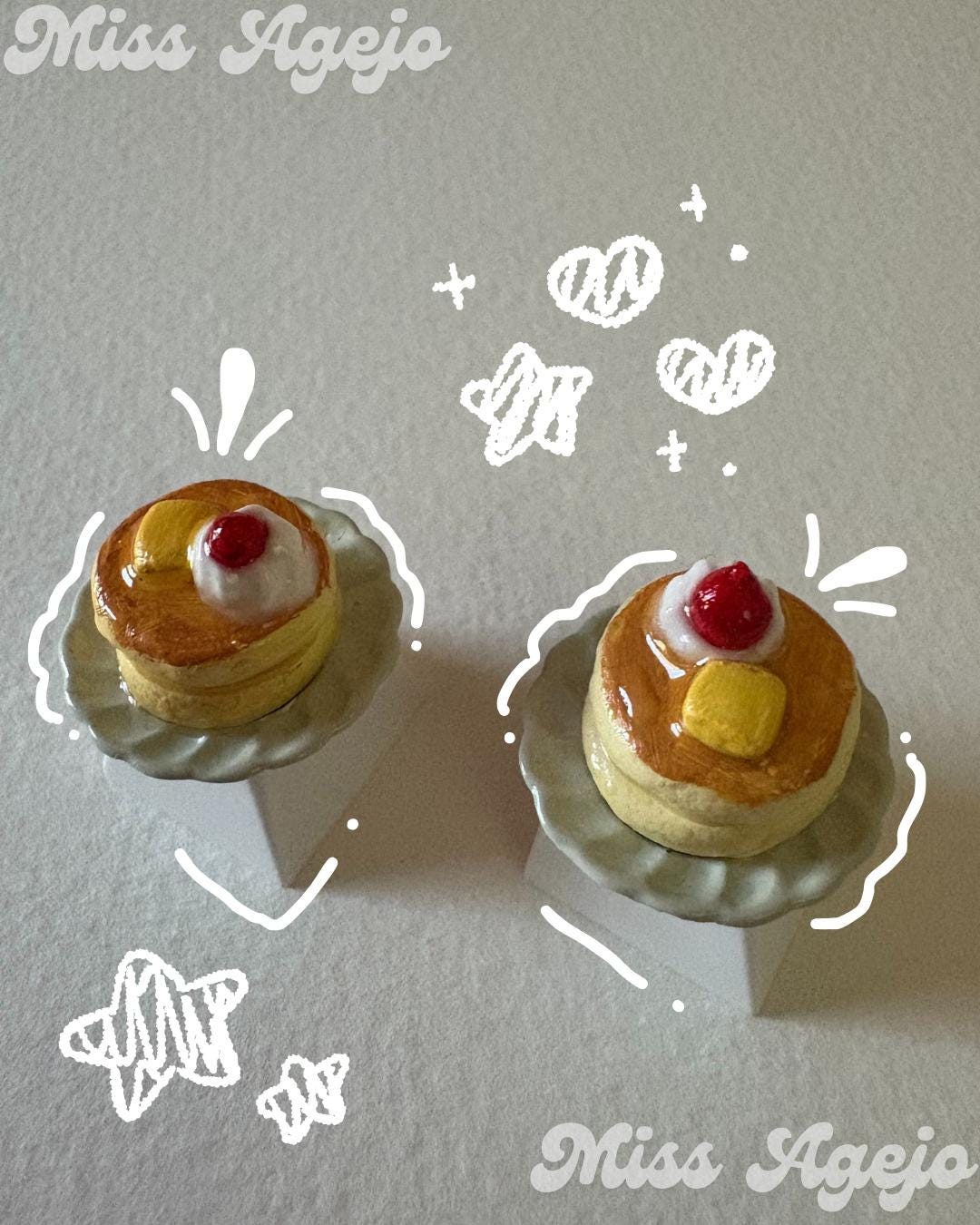 Fluffy Pancake Keycaps | Junimocore - Etsy