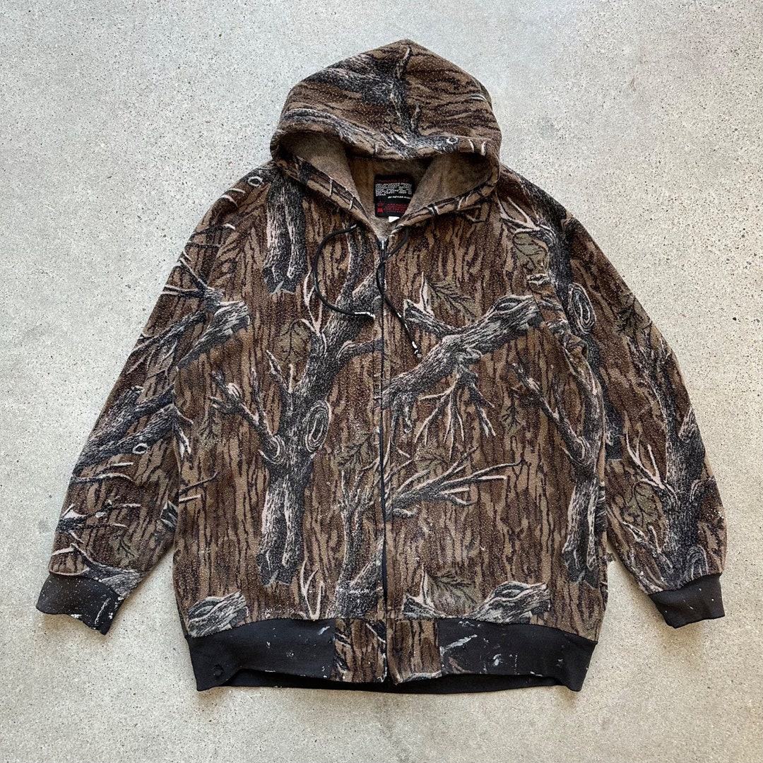 Vintage Treestand Camo Chinella Lite Zip up Hooded Jacket - Etsy