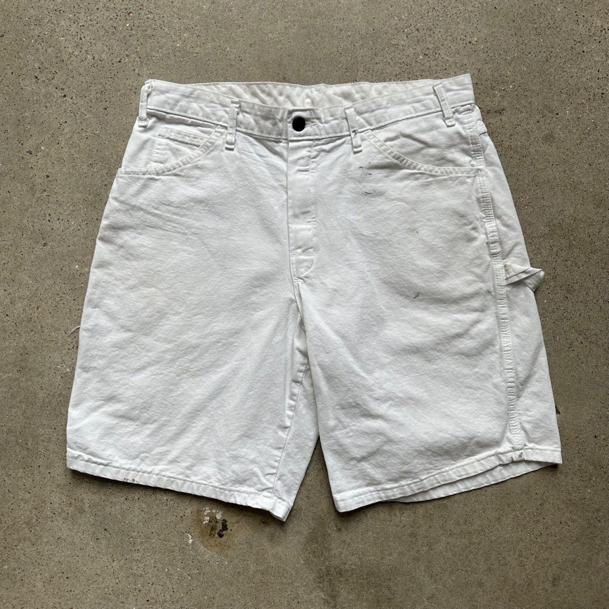 Vintage Dickies Sherman Williams White Painter Shorts - Etsy