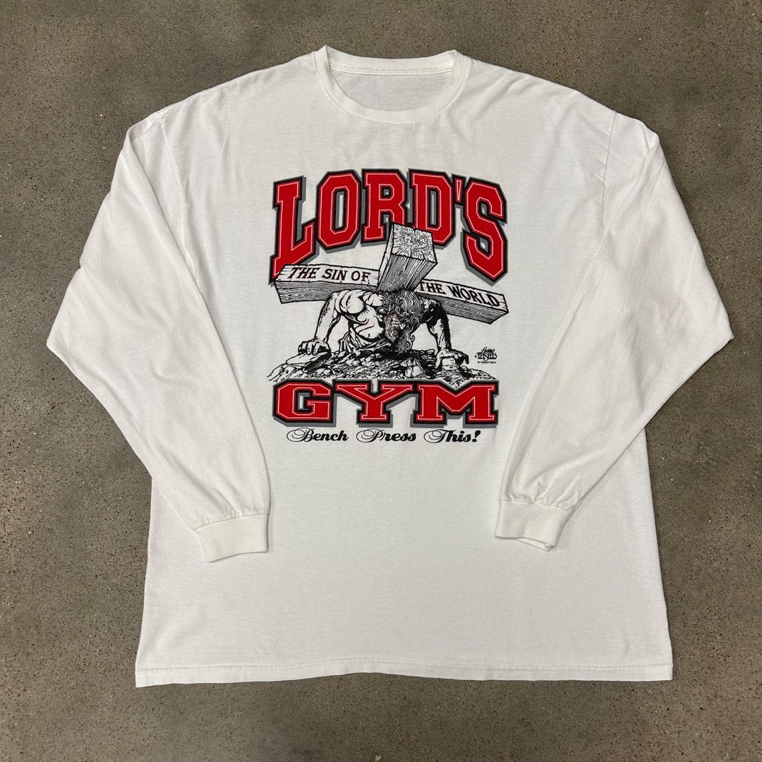Vintage Lords Gym Front and Back Longsleeve Shirt - Etsy