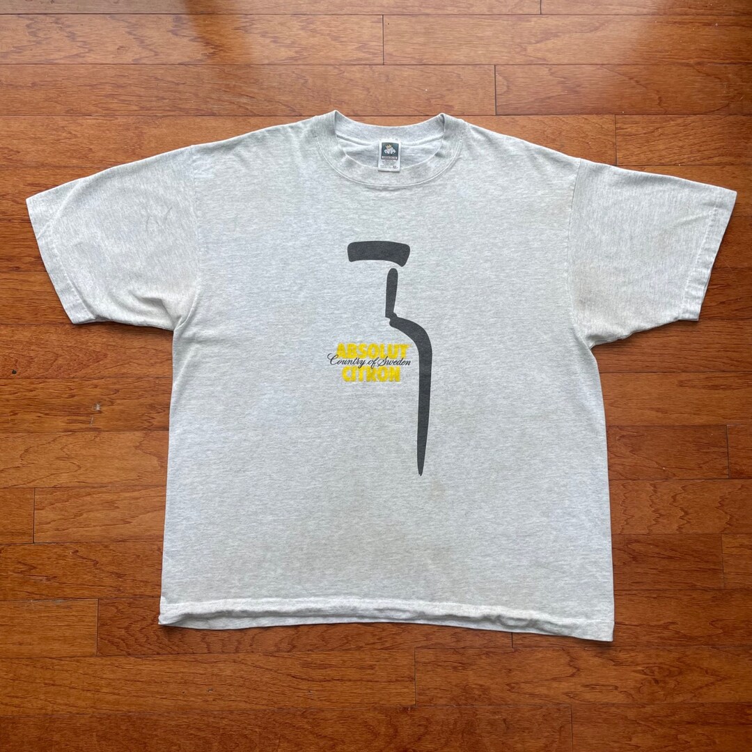 Vintage Absolut Citron Vodka Alcohol Shirt - Etsy