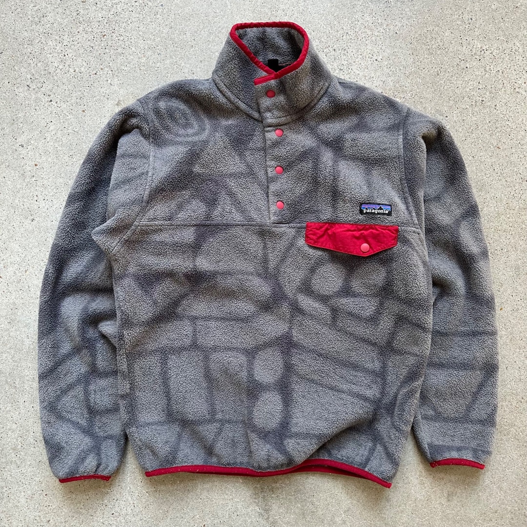 Vintage Patagonia Stone Pattern Synchilla Snap up Fleece Pullover - Etsy