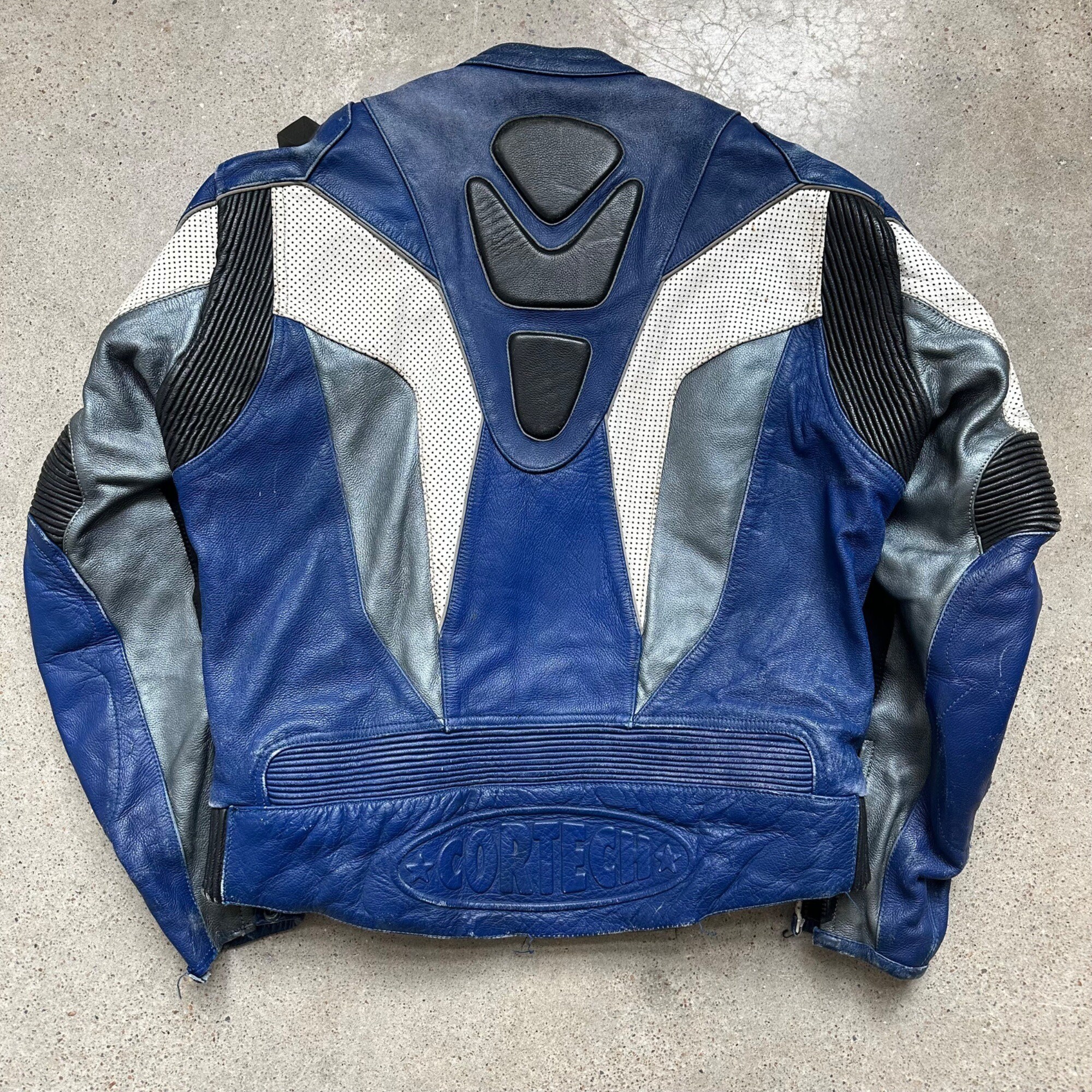 Vintage Cortech Leather Biker Moto Jacket - Etsy
