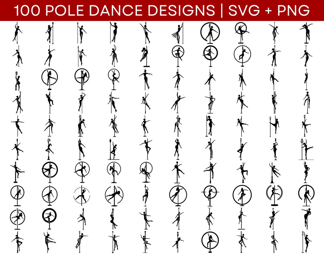 Pole Dance SVG Bundle Pole Dance PNG Bundle Pole Dance Clipart Pole ...
