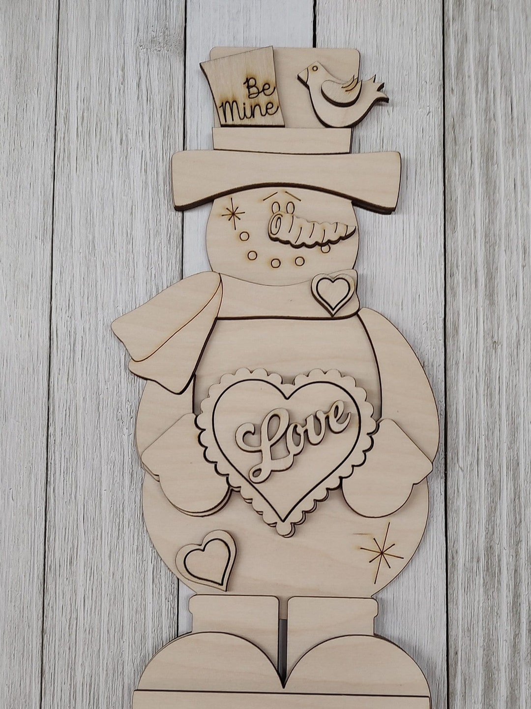 Valentine's Snowman Kit - Etsy