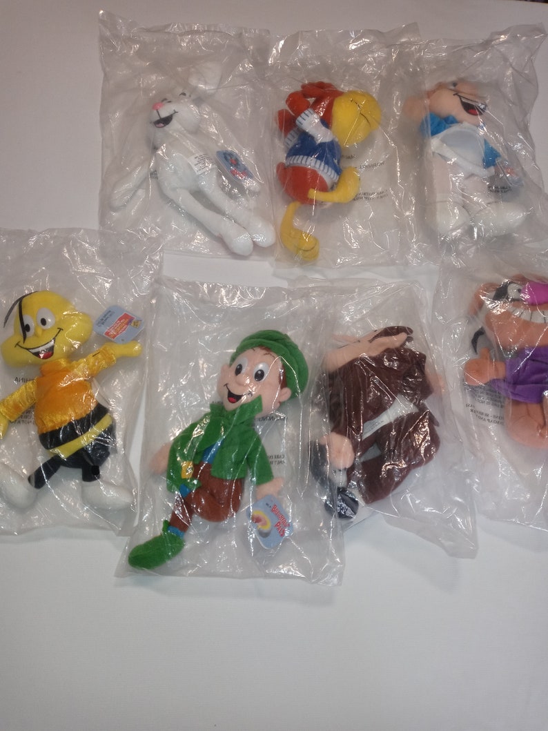 Complete Set of 1990s General Mills Vintage Plush Dolls Still in ...
