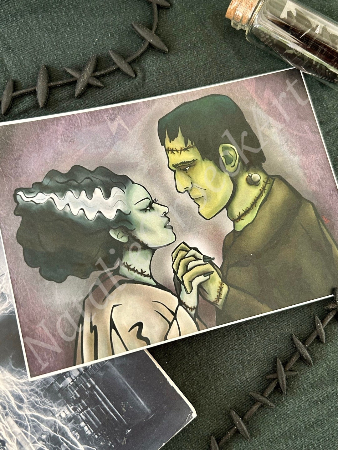 Monster & Bride | Frankenstein | Classic Horror | Halloween Lovers ...