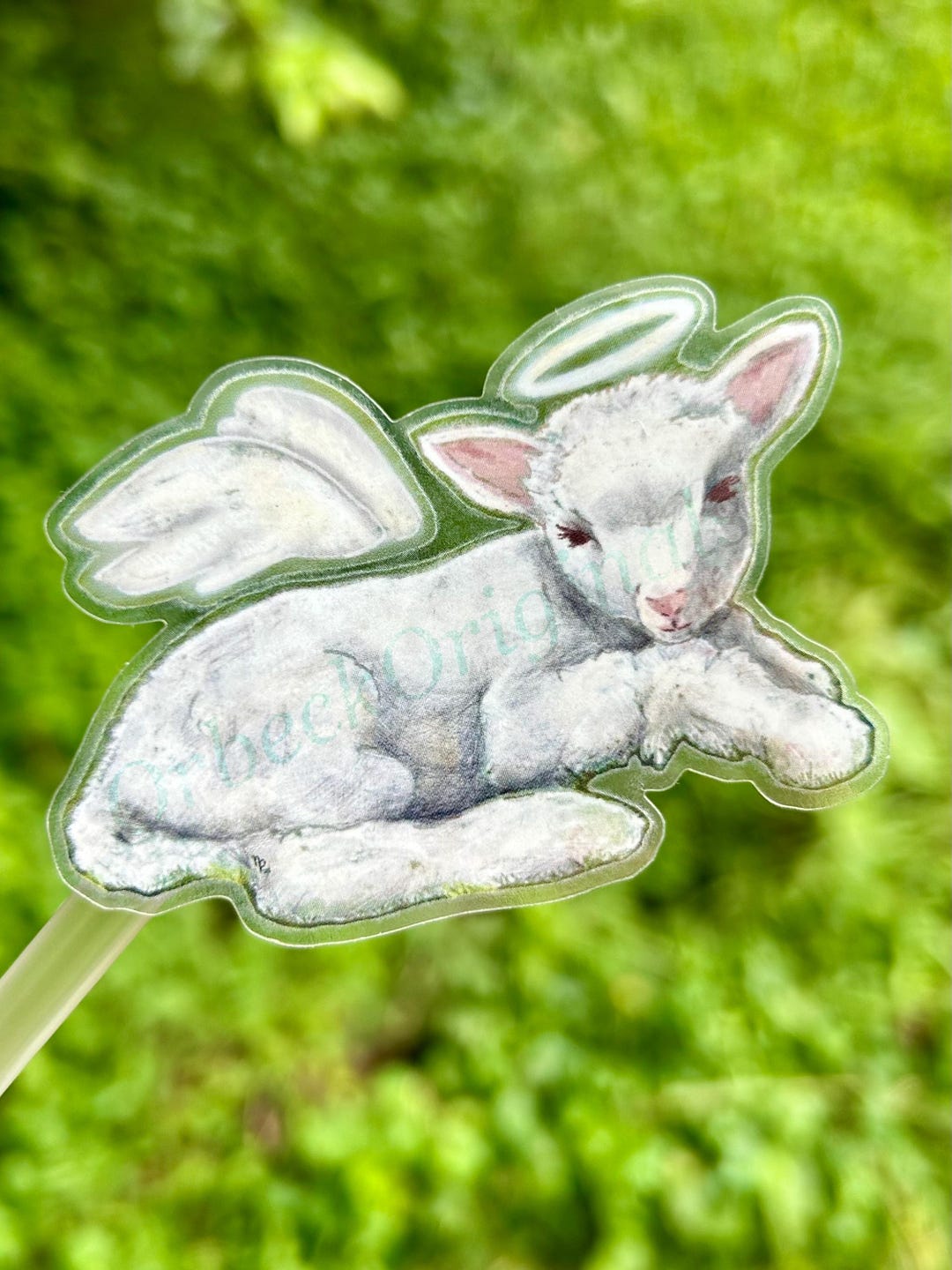 Lost Lamb - Little Lamb Sticker - Transparent Vinyl Sticker - Die-cut ...