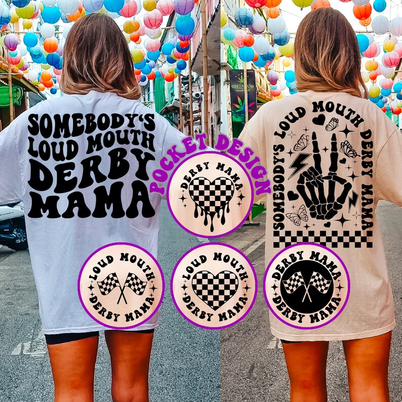 Somebody's Loud Mouth Derby Mama Svg, Derby Mom, Race Svg, Trendy Svg ...