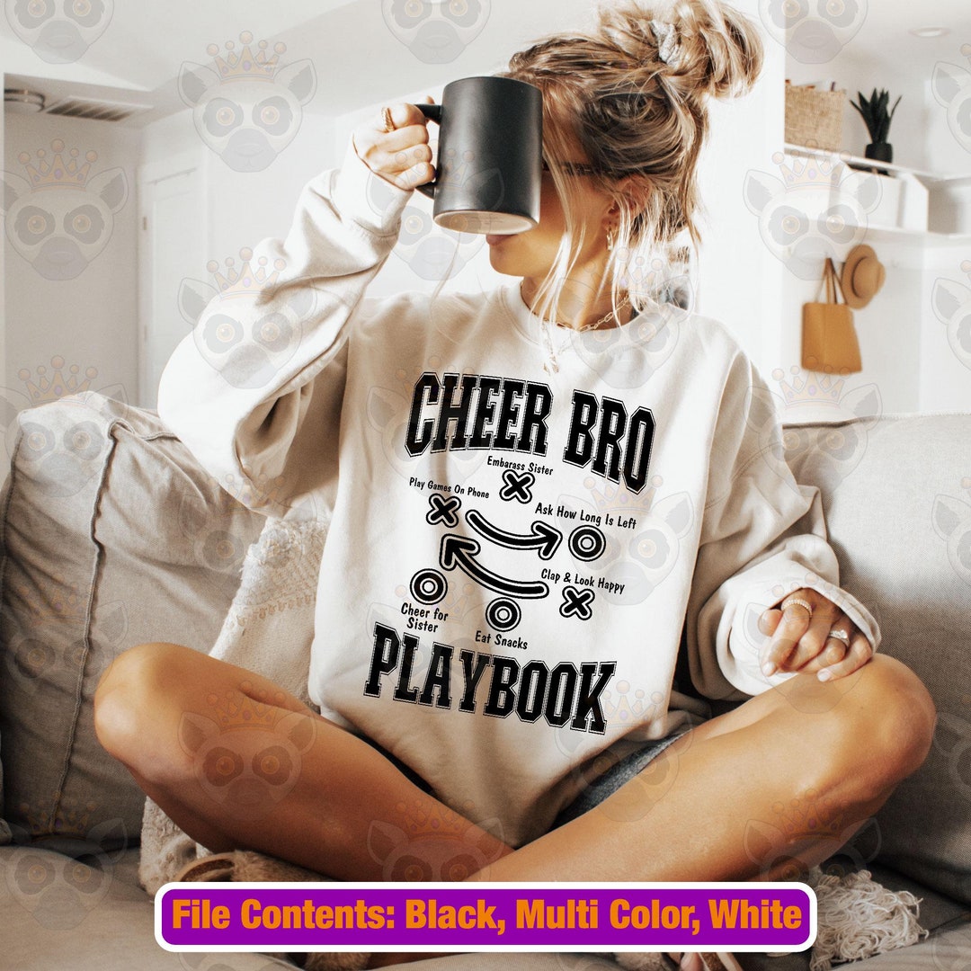 Funny Cheer Bro Png Svg, Cheer Brother Svg, Brother Svg, Cheerleader ...