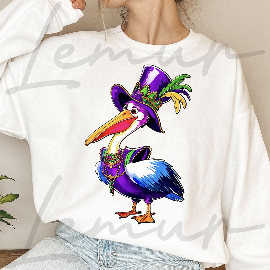 Pelican Gras PNG, Mardi Gras Pelican Png, Mardi Gras Mask, Mardi Gras ...