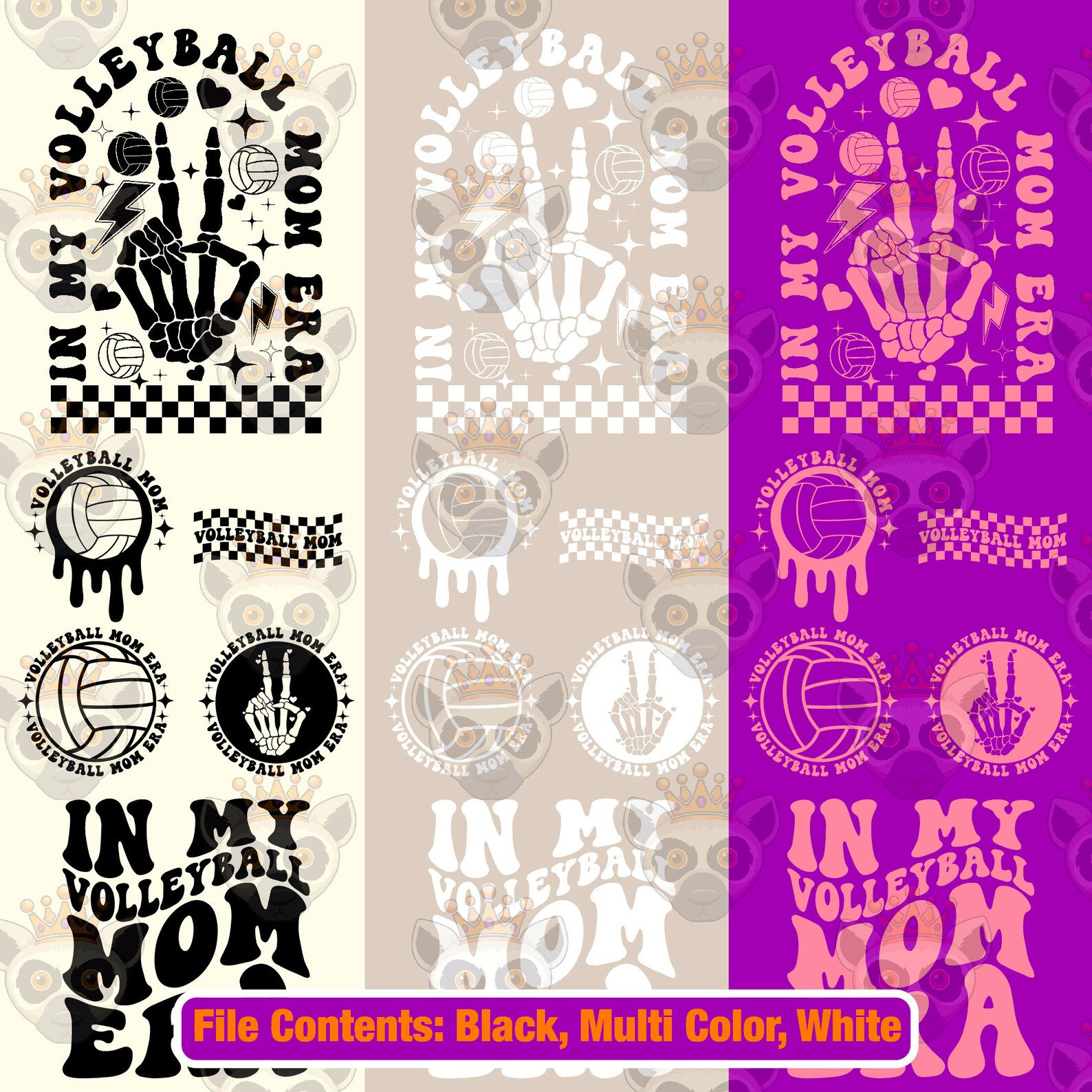In My Volleyball Mom Era Svg, Volleyball Svg, Volleyball Mama Svg ...