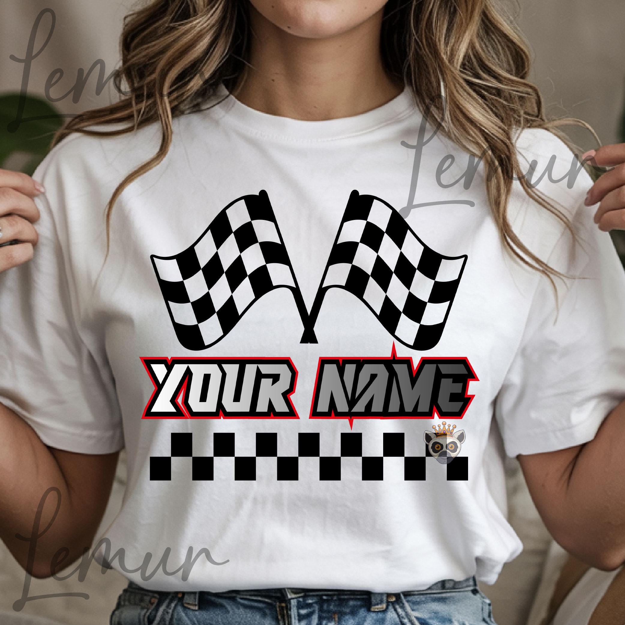 Custom Race Number and Name Plate Png, Race Mom With Kids Name & Number ...