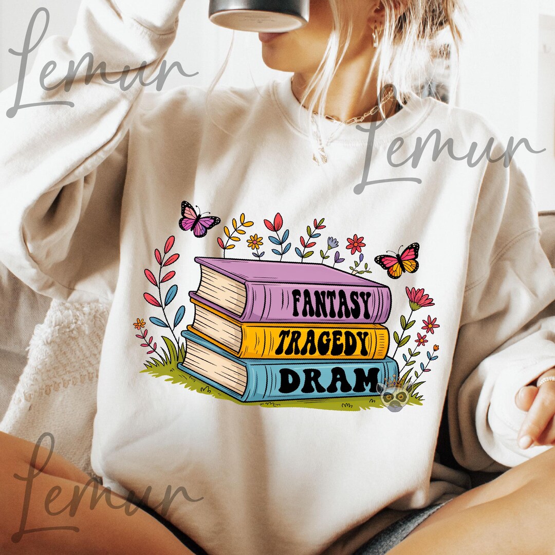 Fantasy Tragedy Drama PNG, Reading Theme Png, Political Merch, Feminist ...